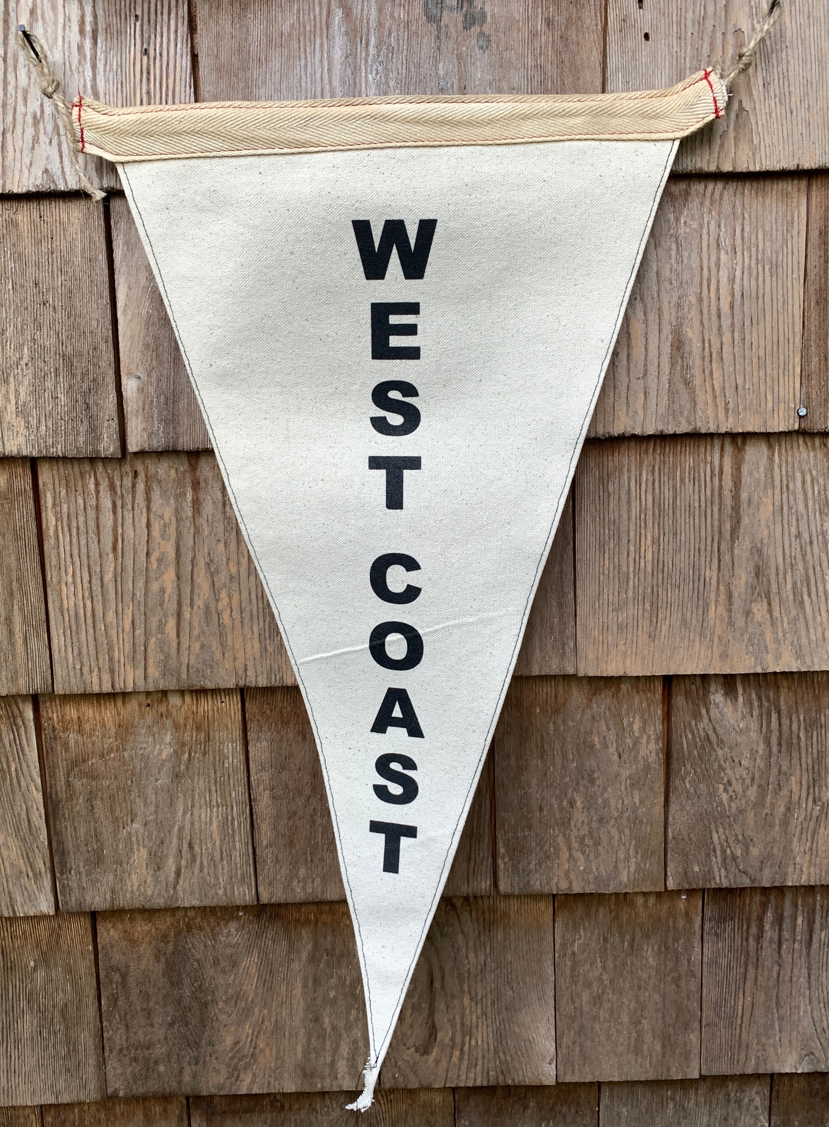 West Coast Surf flag - pennant – Waxed Surf Flags