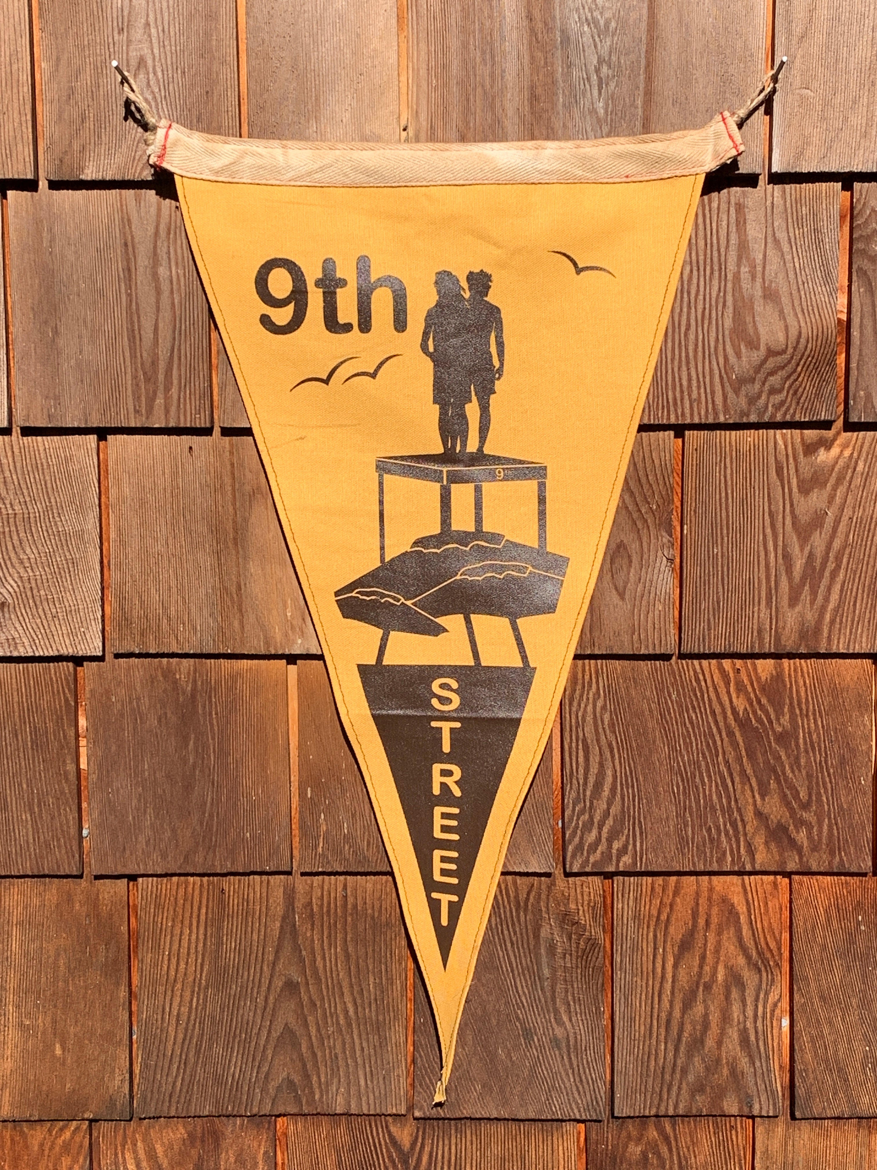 9th Street Lifeguards Surf flag - pennant-Ocean City, NJ – Waxed Surf Flags