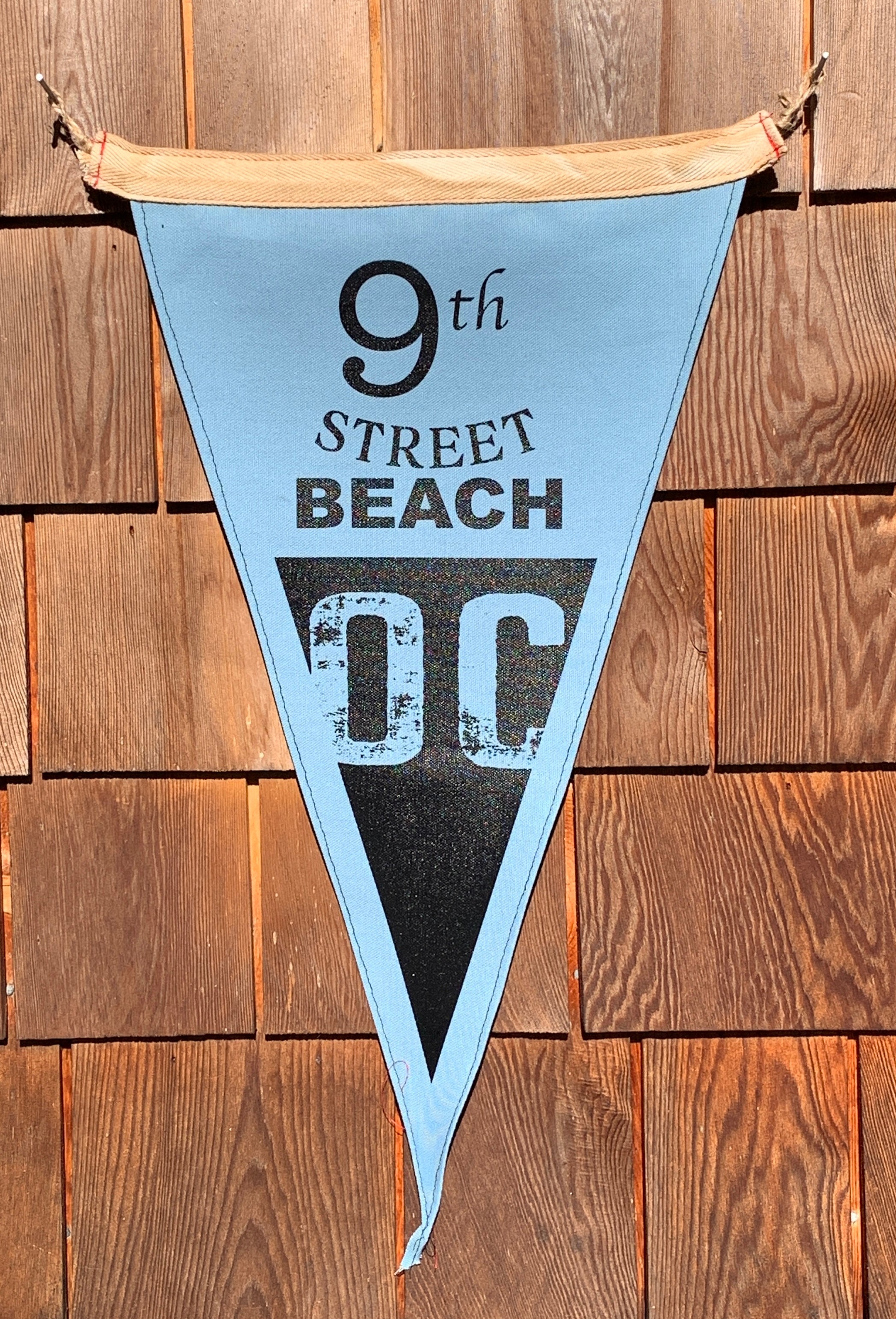 9th Street Surf flag - pennant-Ocean City, NJ – Waxed Surf Flags
