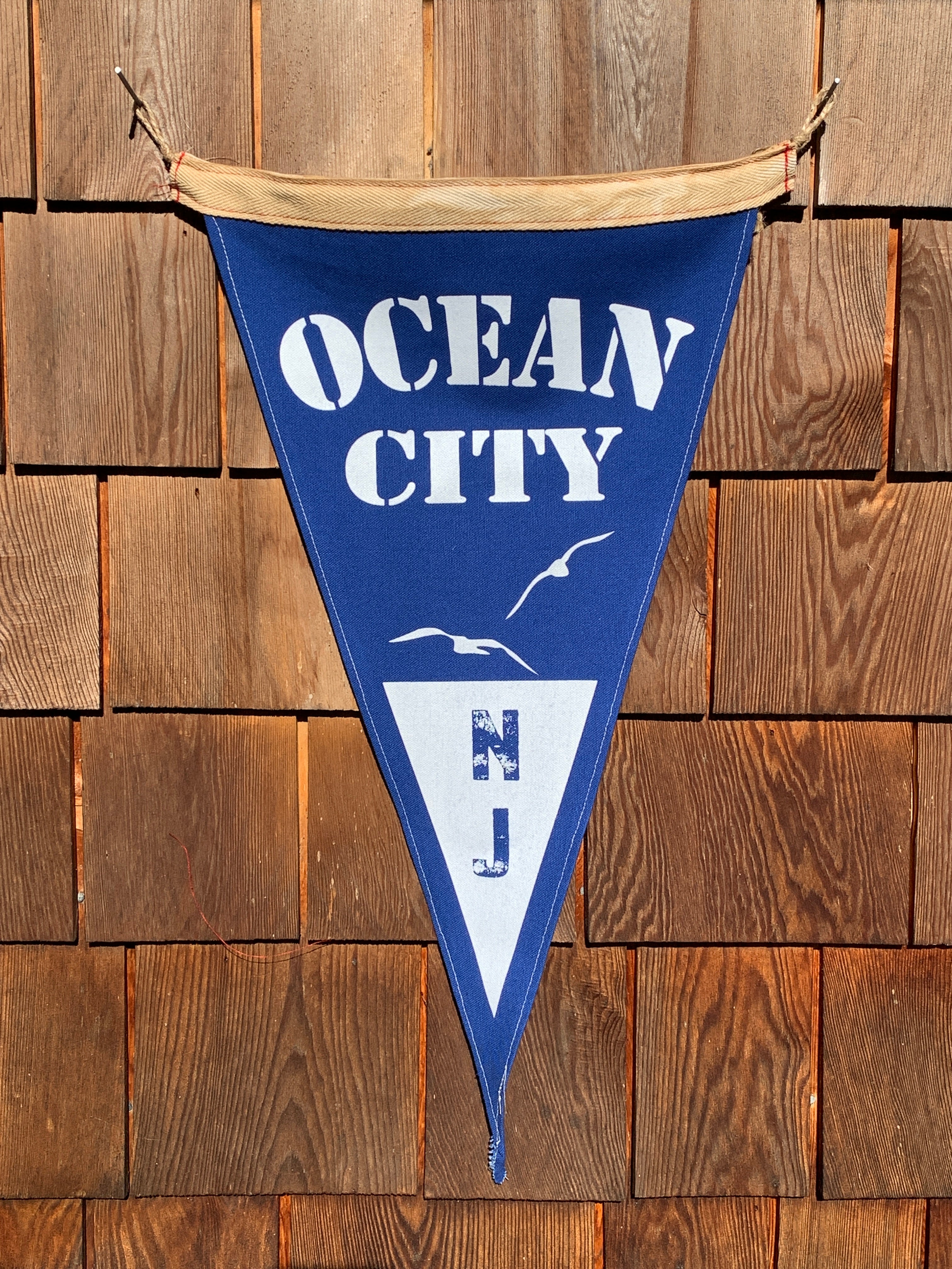 Gulls Ocean City Surf flag - pennant - Ocean City, NJ – Waxed Surf Flags