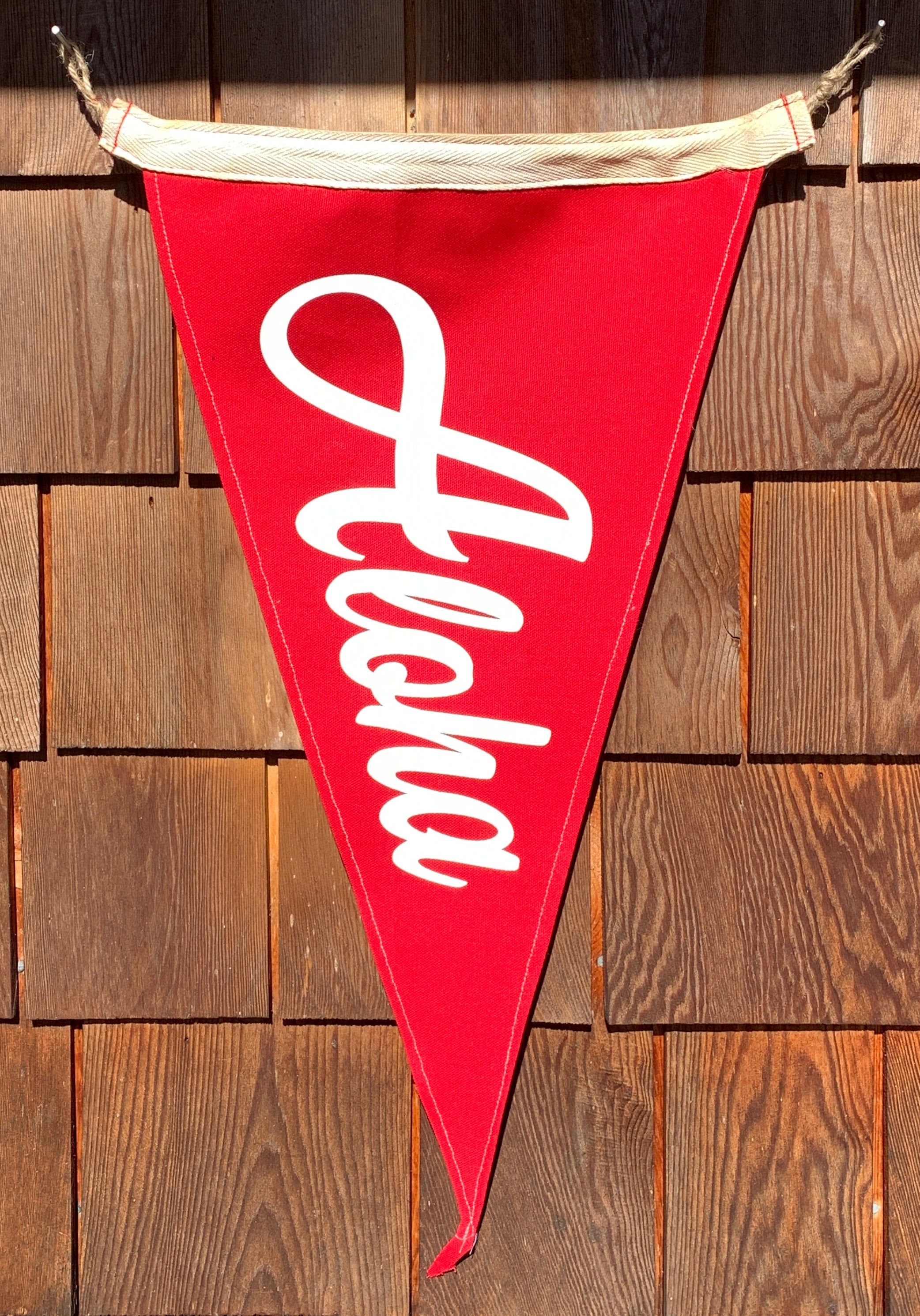 Aloha Surf flag - pennant - Hawaii – Waxed Surf Flags