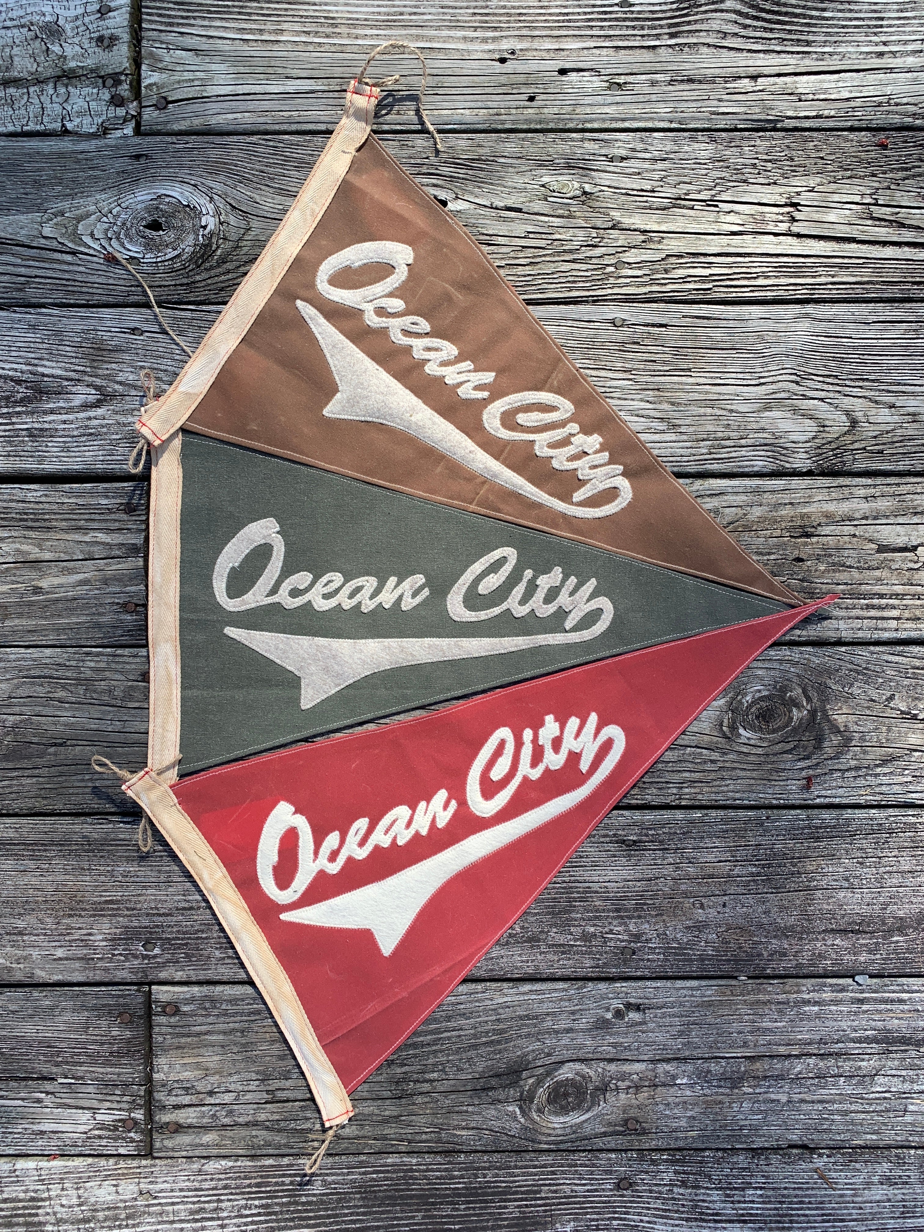 Surf flag - Pennant - Nuns beach Stone Harbor – Waxed Surf Flags