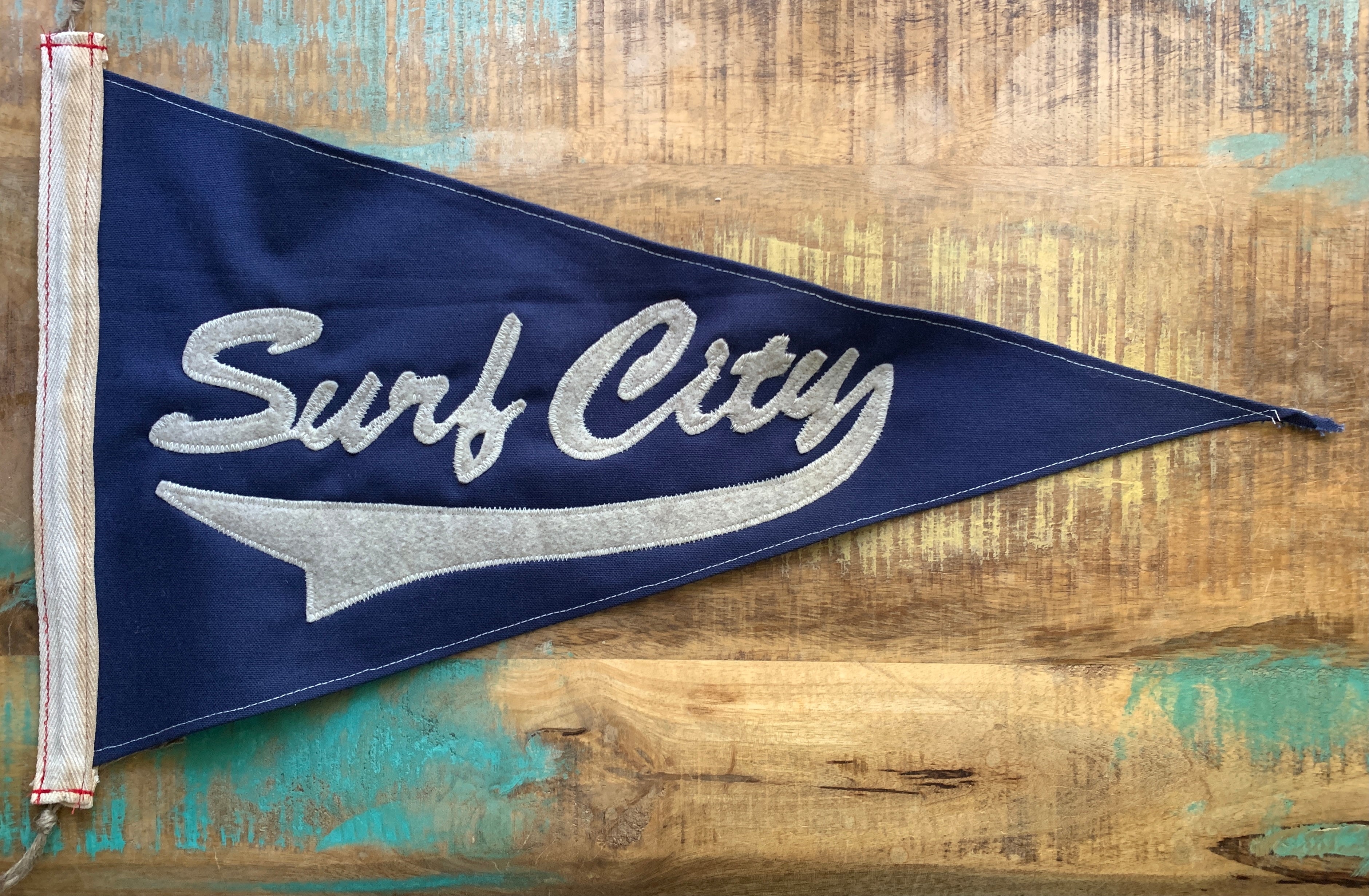 Surf City NJ flag - pennant – Waxed Surf Flags